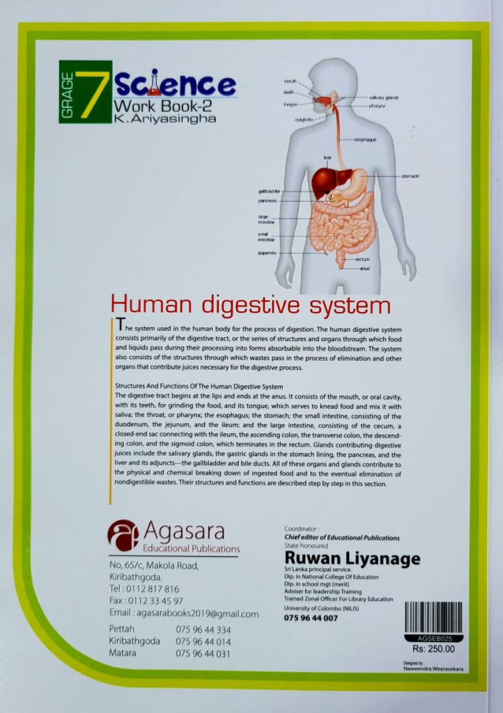 Grade 7 Science Work Book -2 – booksy.lk