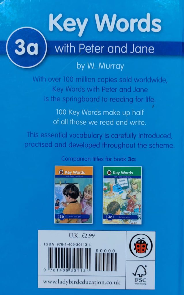 Lady Bird Key Words with Peter and Jane 3a Things we like – booksy.lk